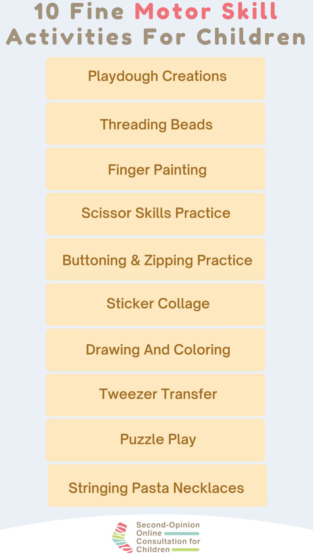 20 Fine And Gross Motor Skills Activities For Children