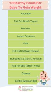 10 Healthy Baby-Weight Gain Foods: A Parent’s Guide